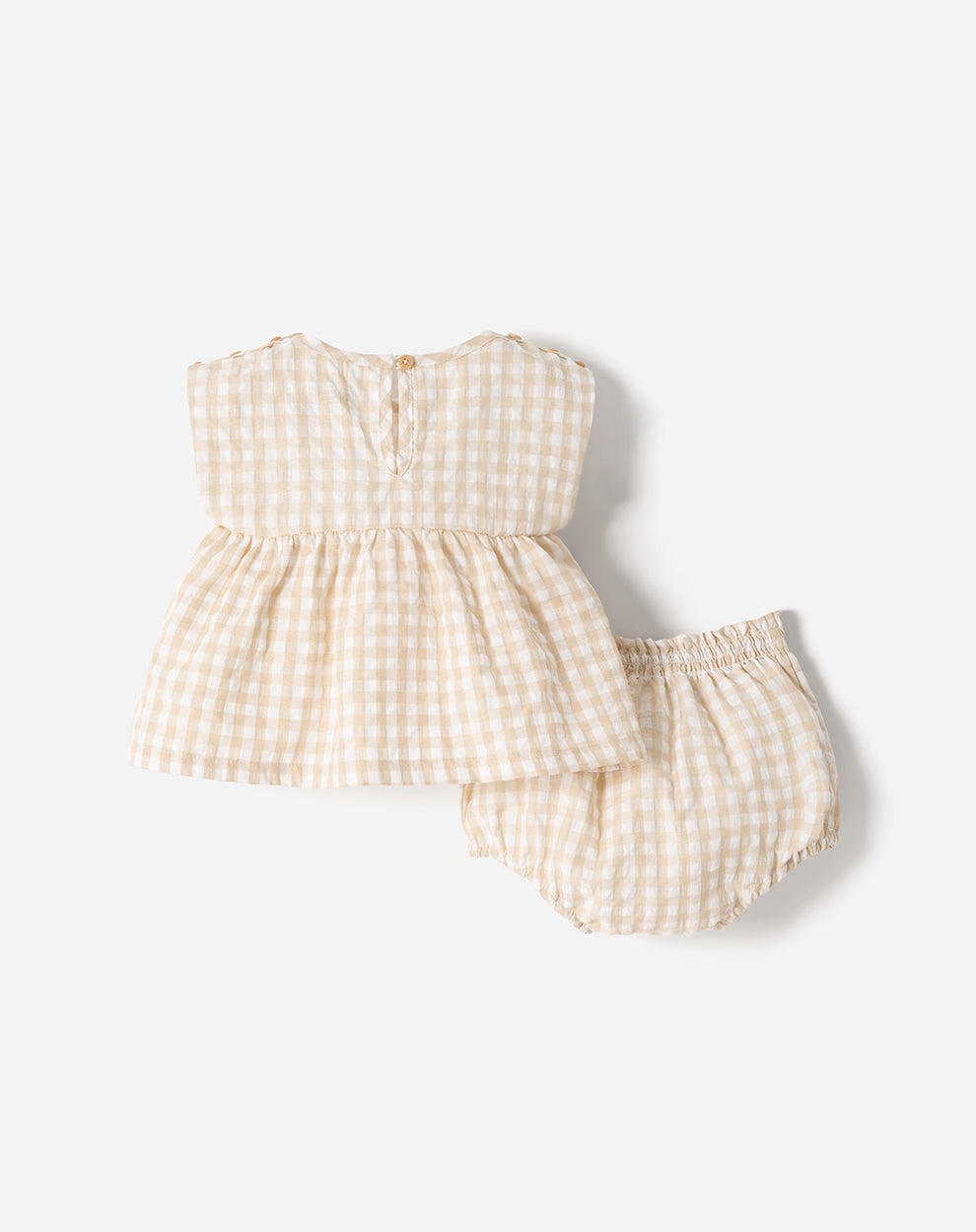 Conjunto blusa + bloomer bebé niña